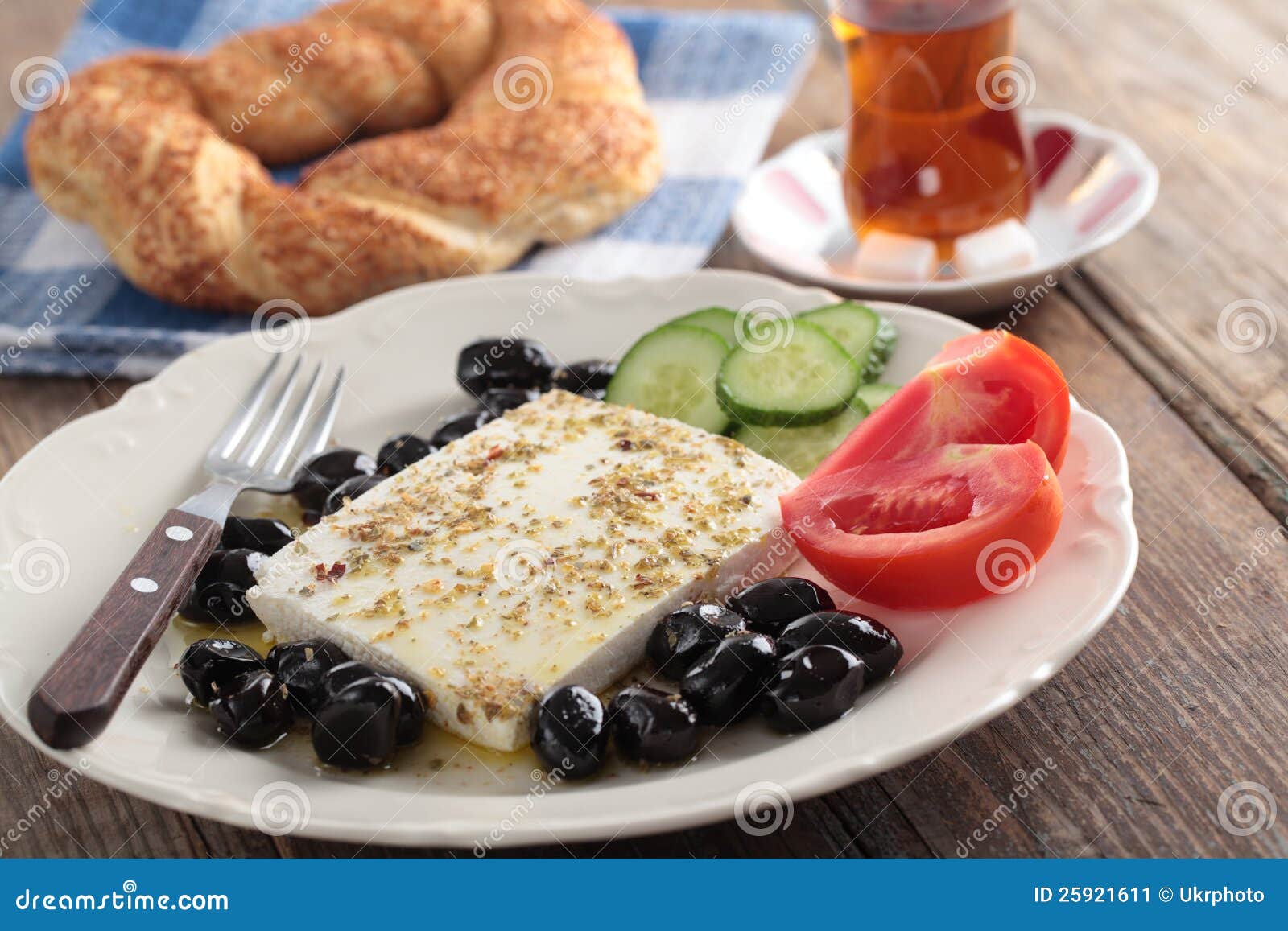 Prima colazione turca immagine stock. Immagine di chiusura - 25921611