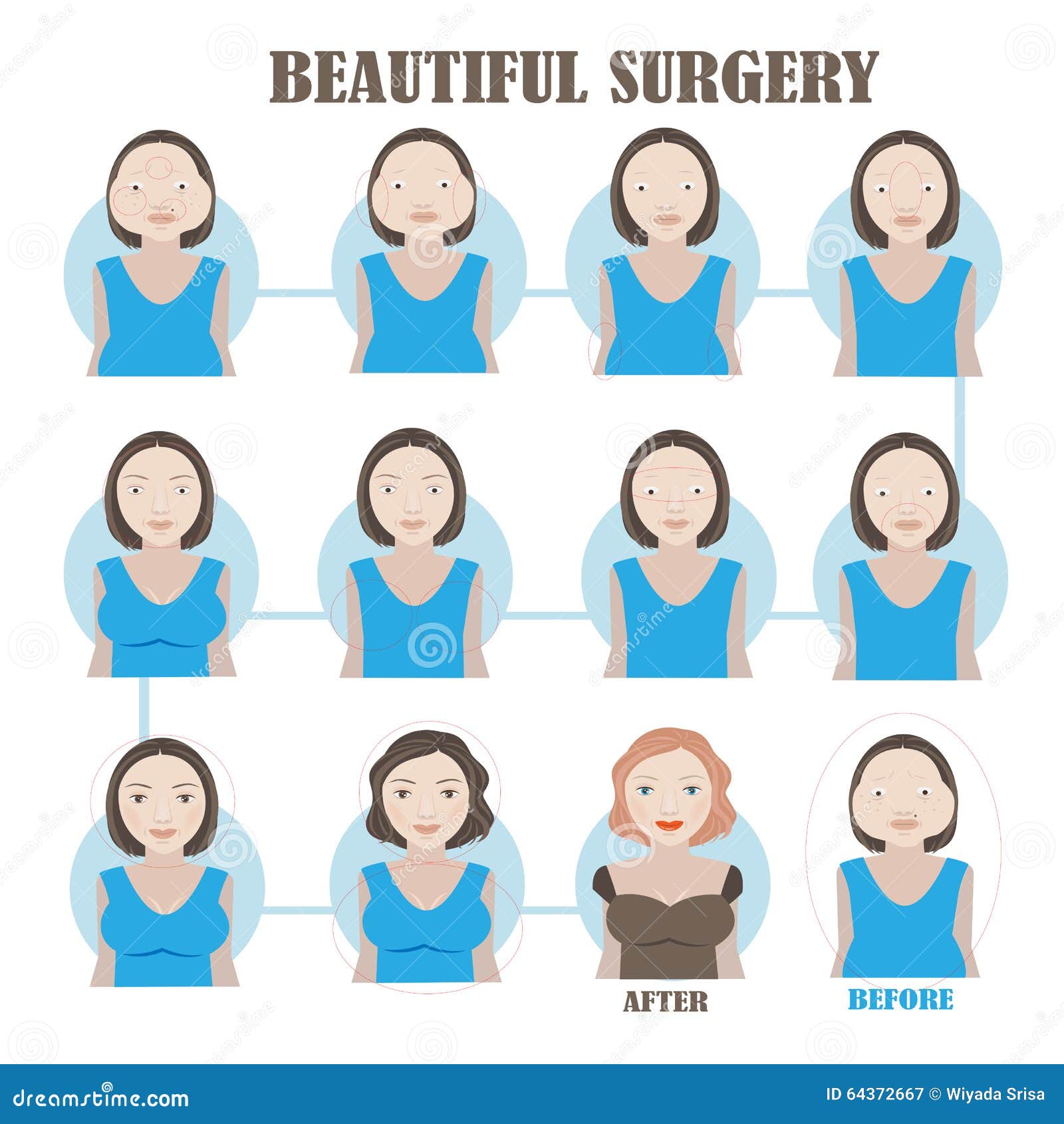 Prima dopo illustrazione vettoriale. Illustrazione di innovatore - 64372667