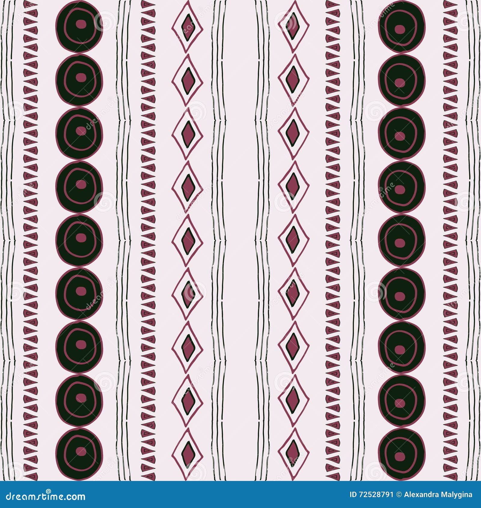 Primal seamless pattern. stock vector. Illustration of mexican - 72528791