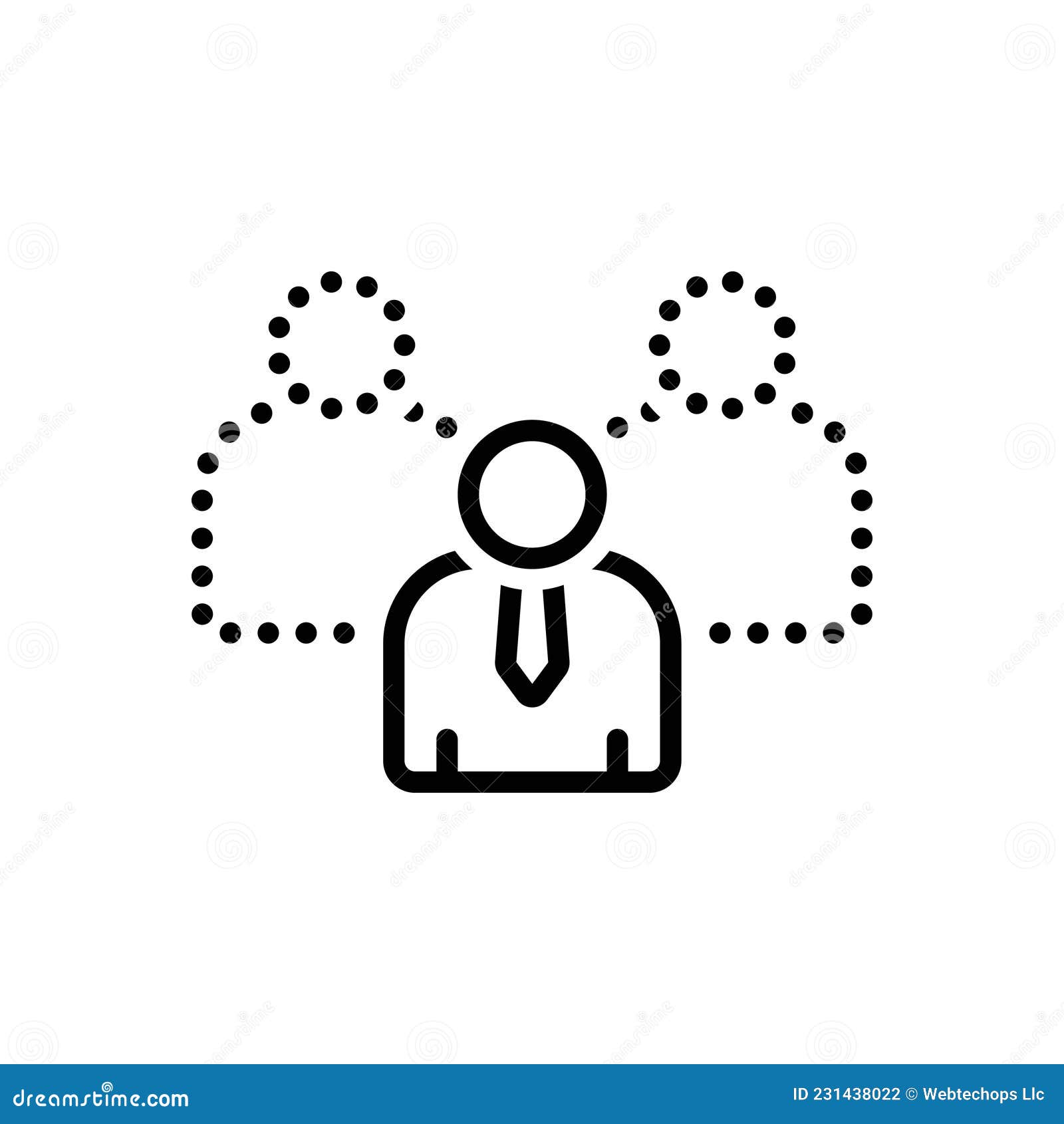 Black Line Icon for Primarily, Mostly and Overall Stock Vector ...