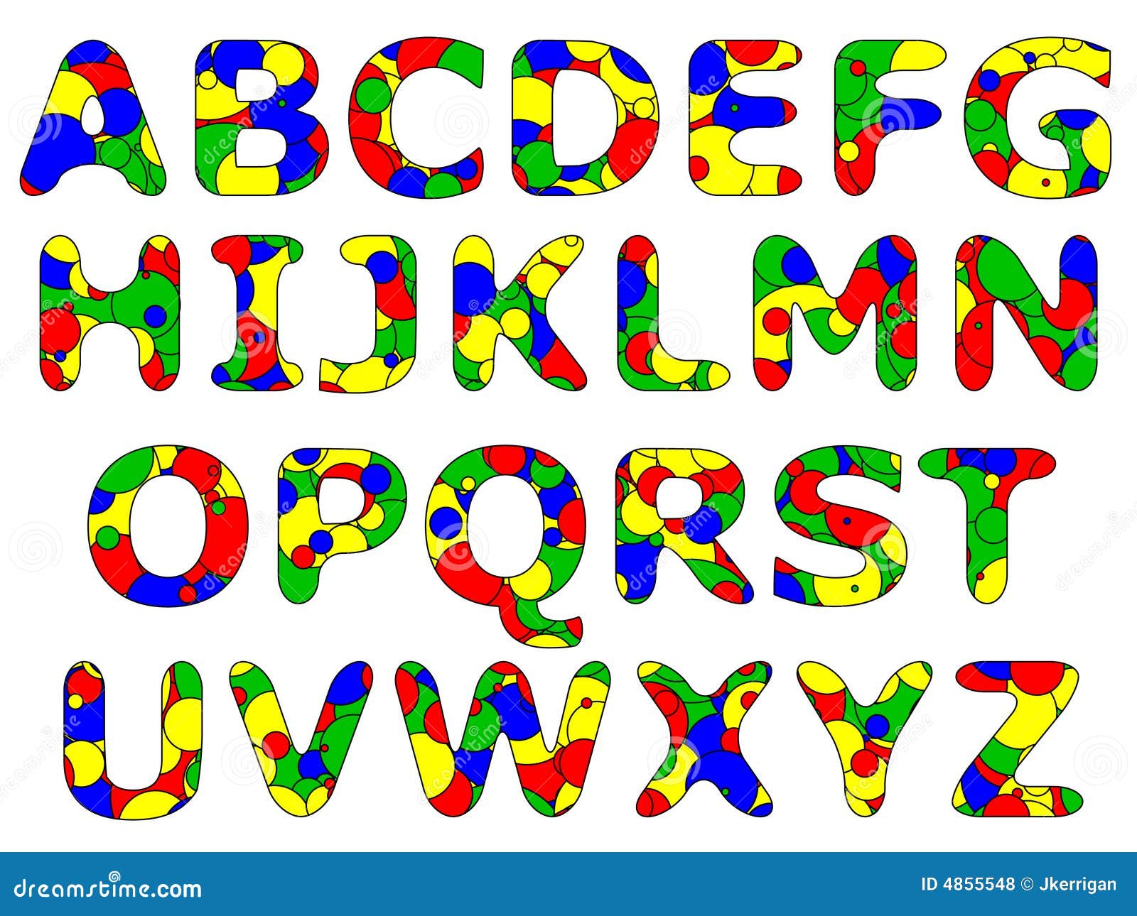 Primary Alphabet Series Royalty Free Stock Photos - Image: 4855548