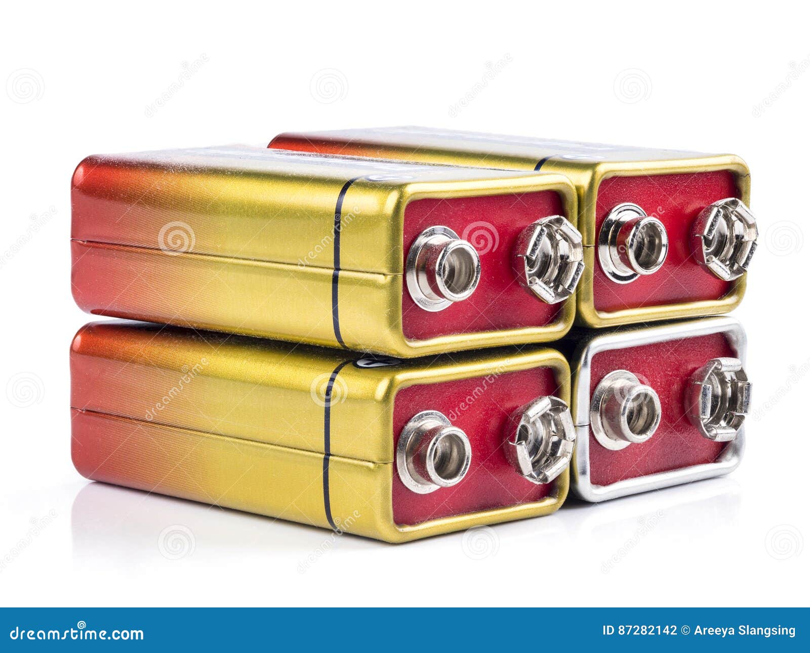 Primary Battery Having Norminal Voltage of 9 Volts Stock Photo - Image ...