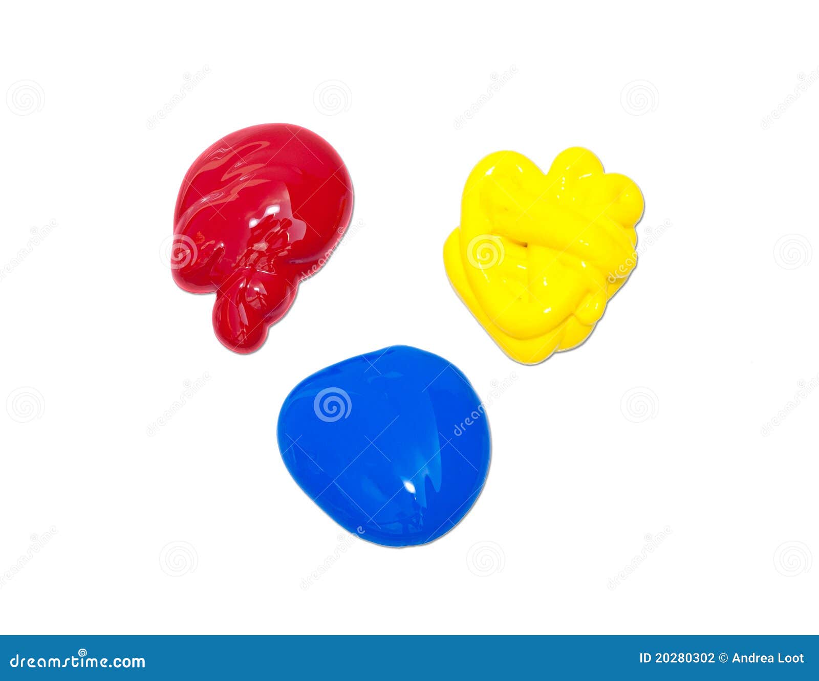 Primary colors stock photo. Image of painting, splash - 20280302