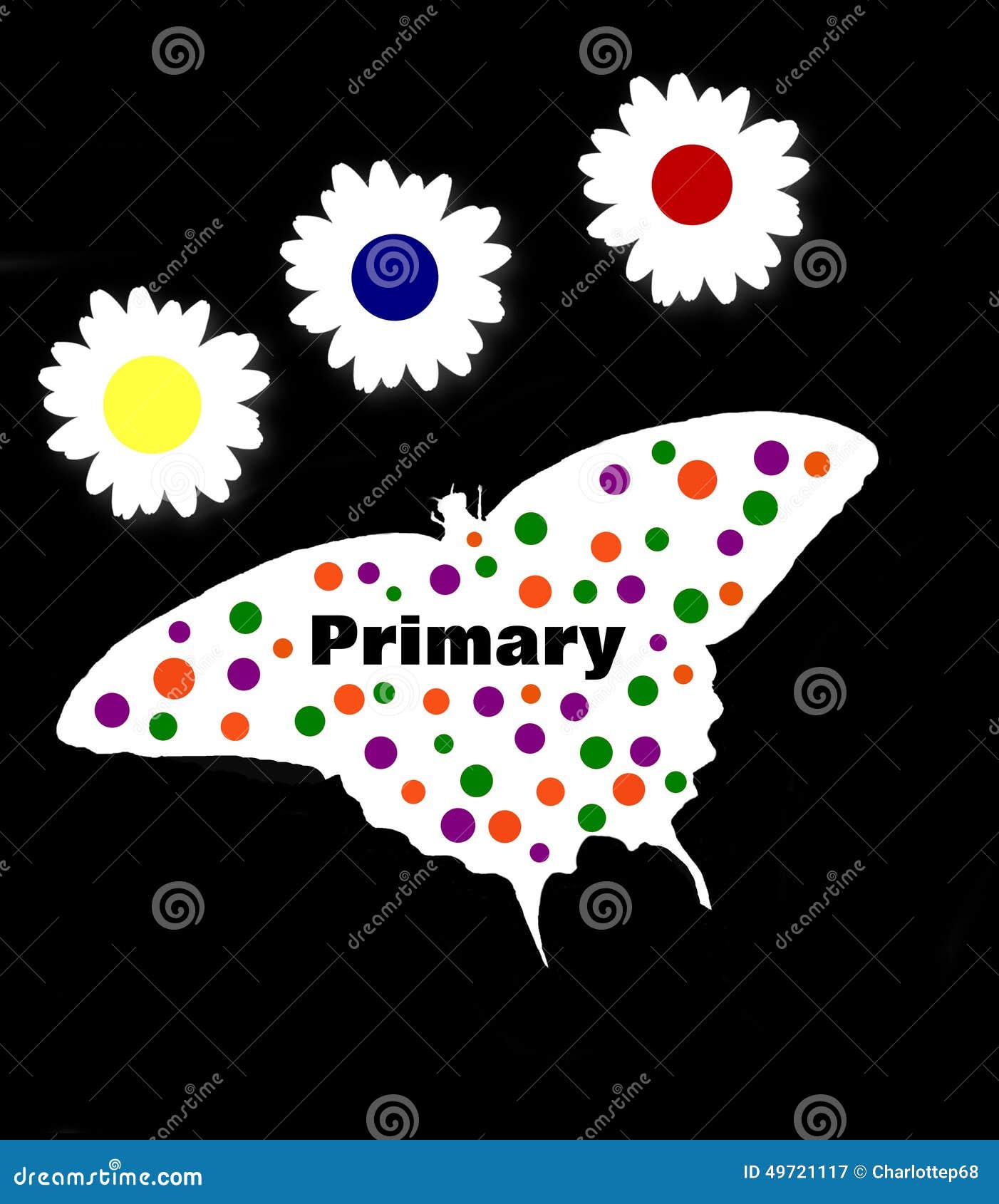 Primary colors stock illustration. Illustration of educate - 49721117