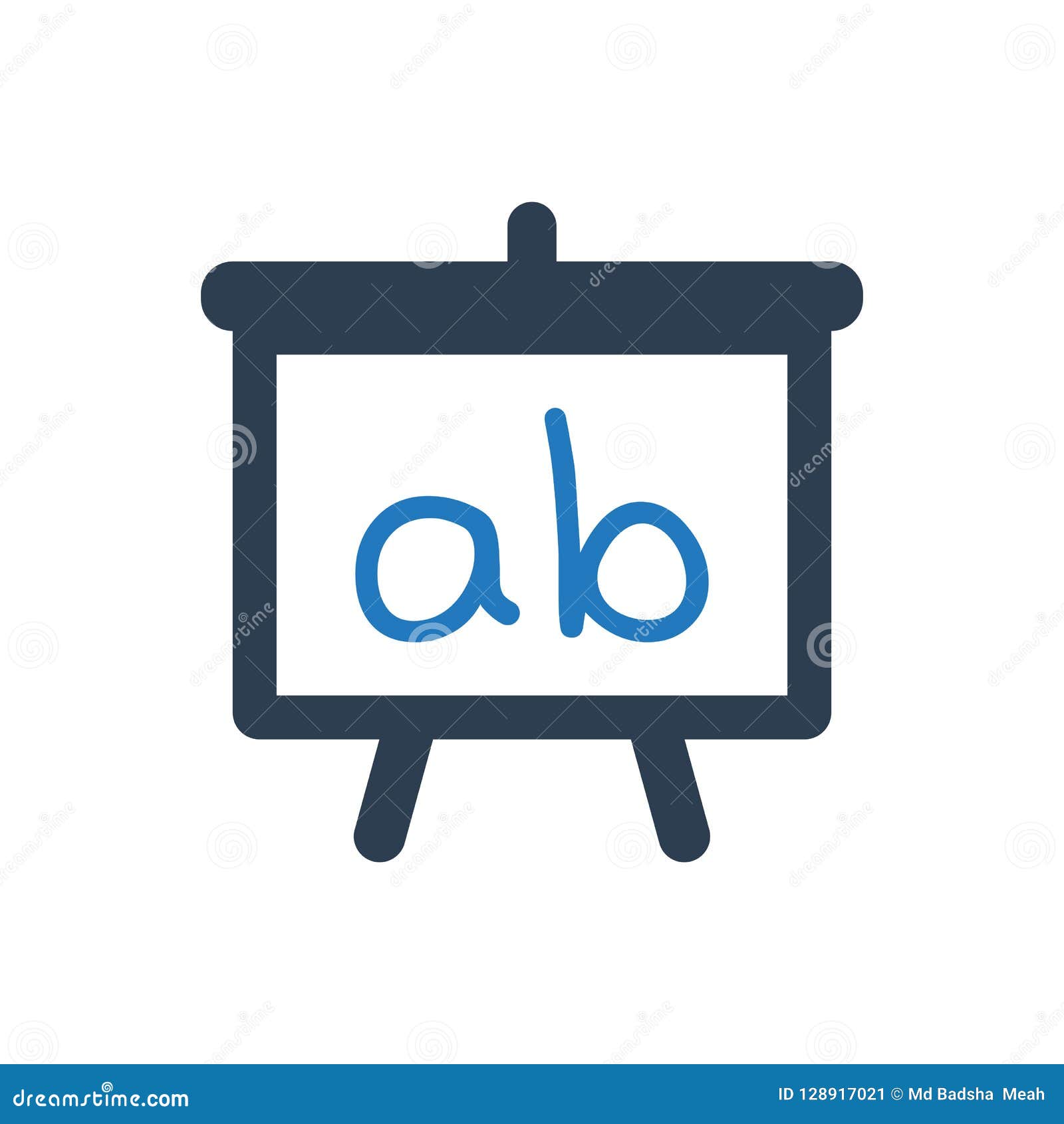 Primary education icon stock vector. Illustration of school - 128917021