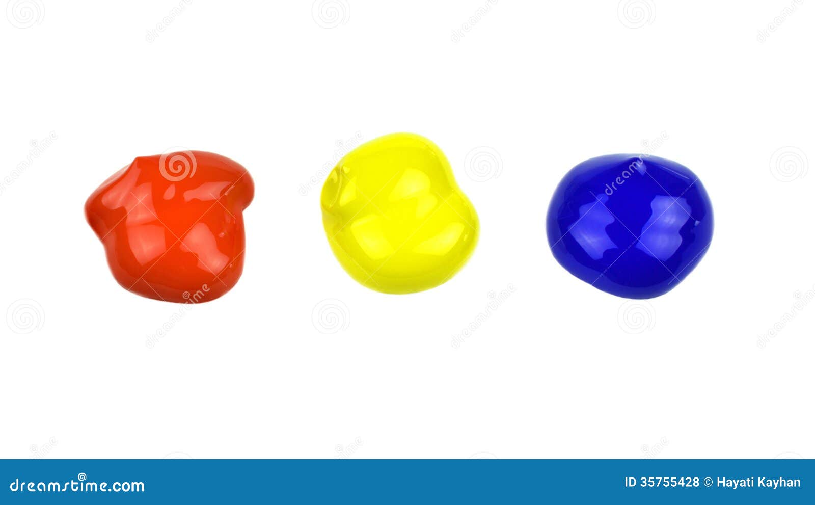 Primary oil colors stock photo. Image of decorative, colors - 35755428