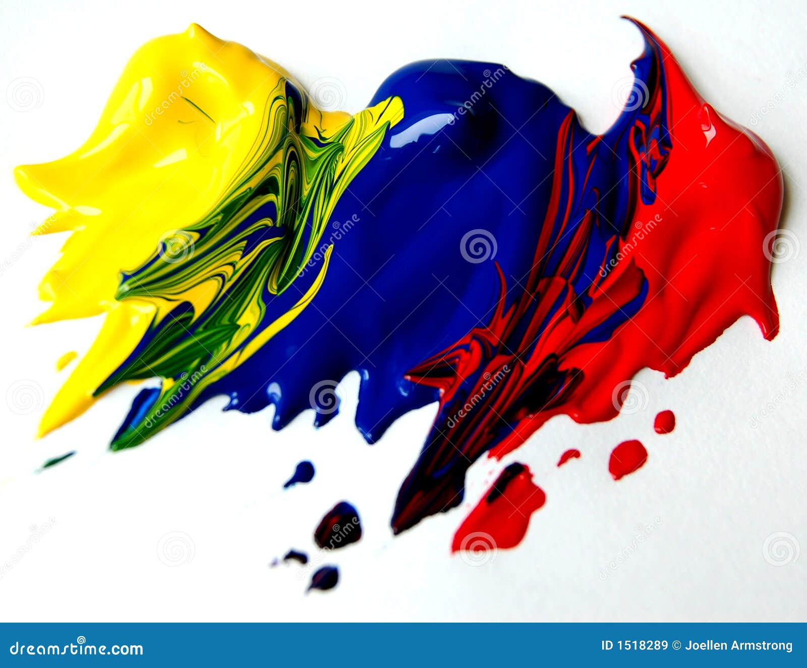 Primary Paints stock image. Image of white, colors, background - 1518289