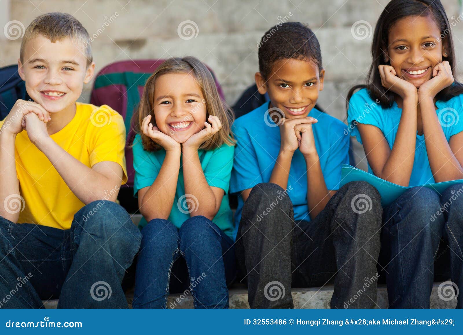 Primary school children stock photo. Image of cute, little - 32553486