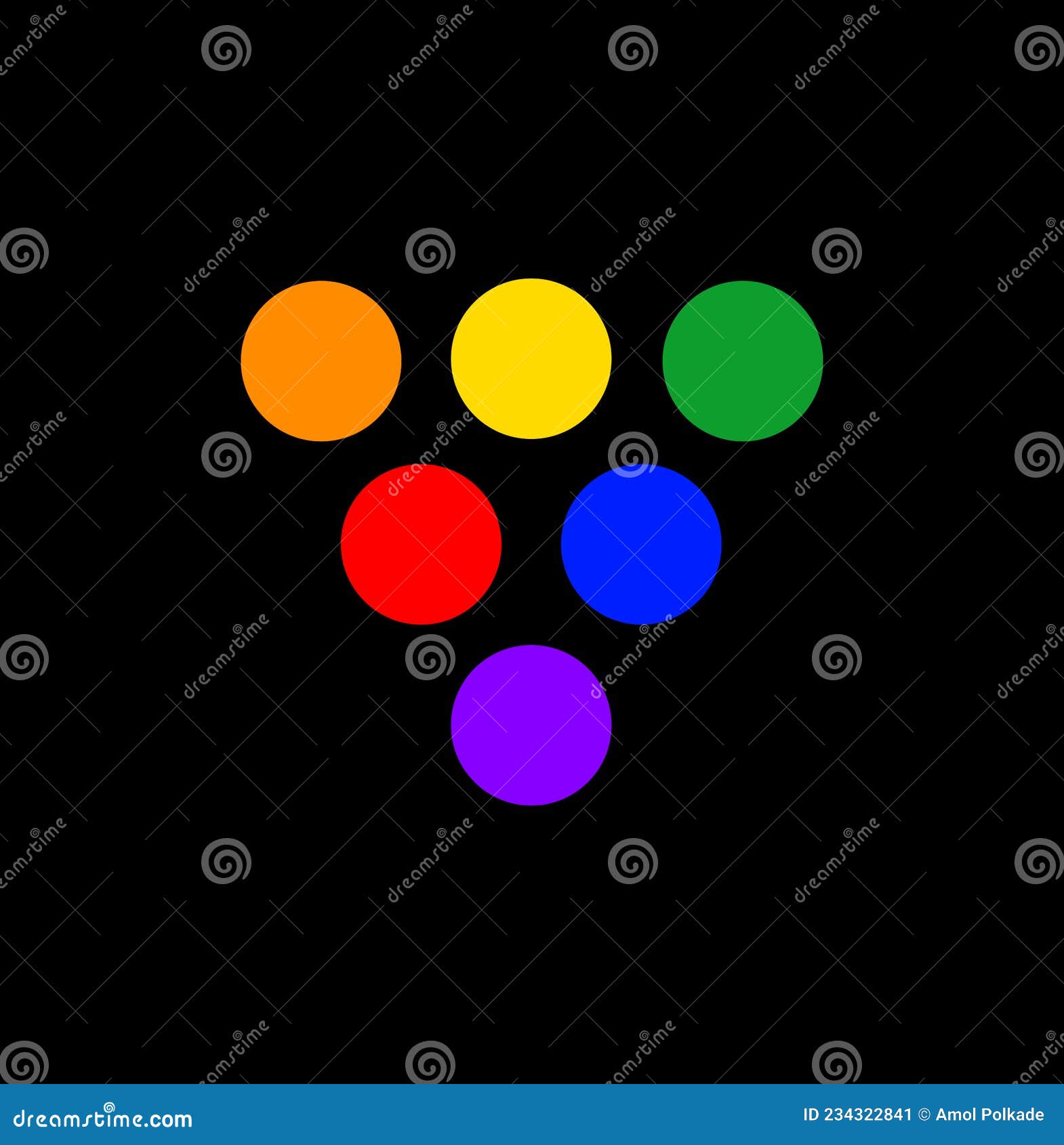 Complementary Colours Cartoon Vector | CartoonDealer.com #2002773