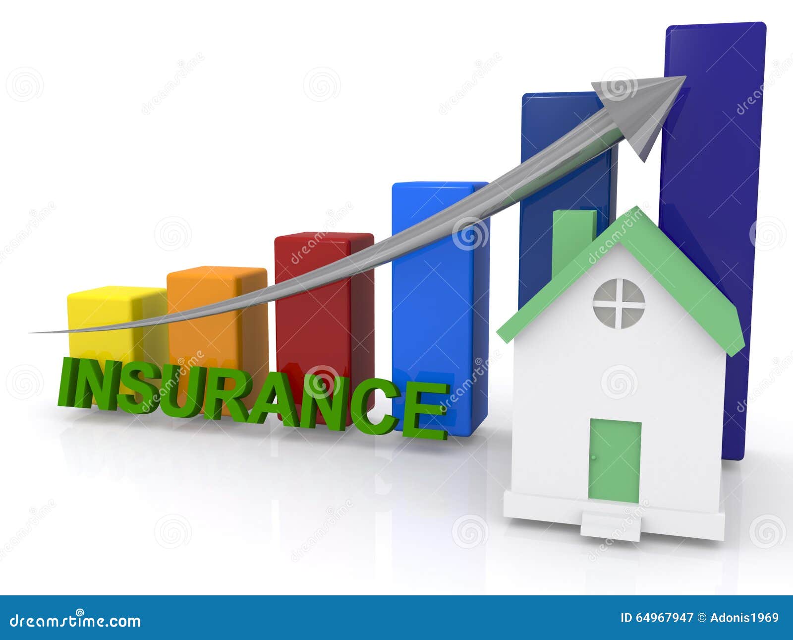 Primas de seguro stock de ilustración. Ilustración de costoso - 64967947