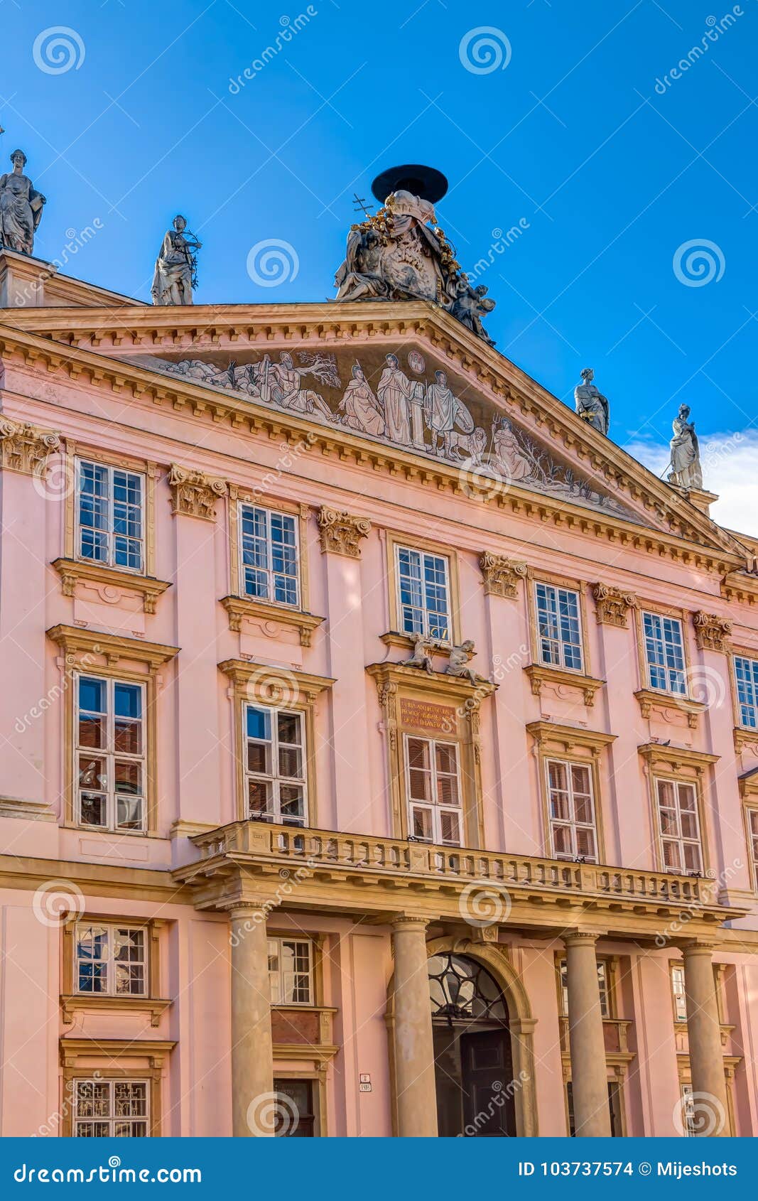 Primate`s Palace in Bratislava Stock Photo - Image of castle, monument ...