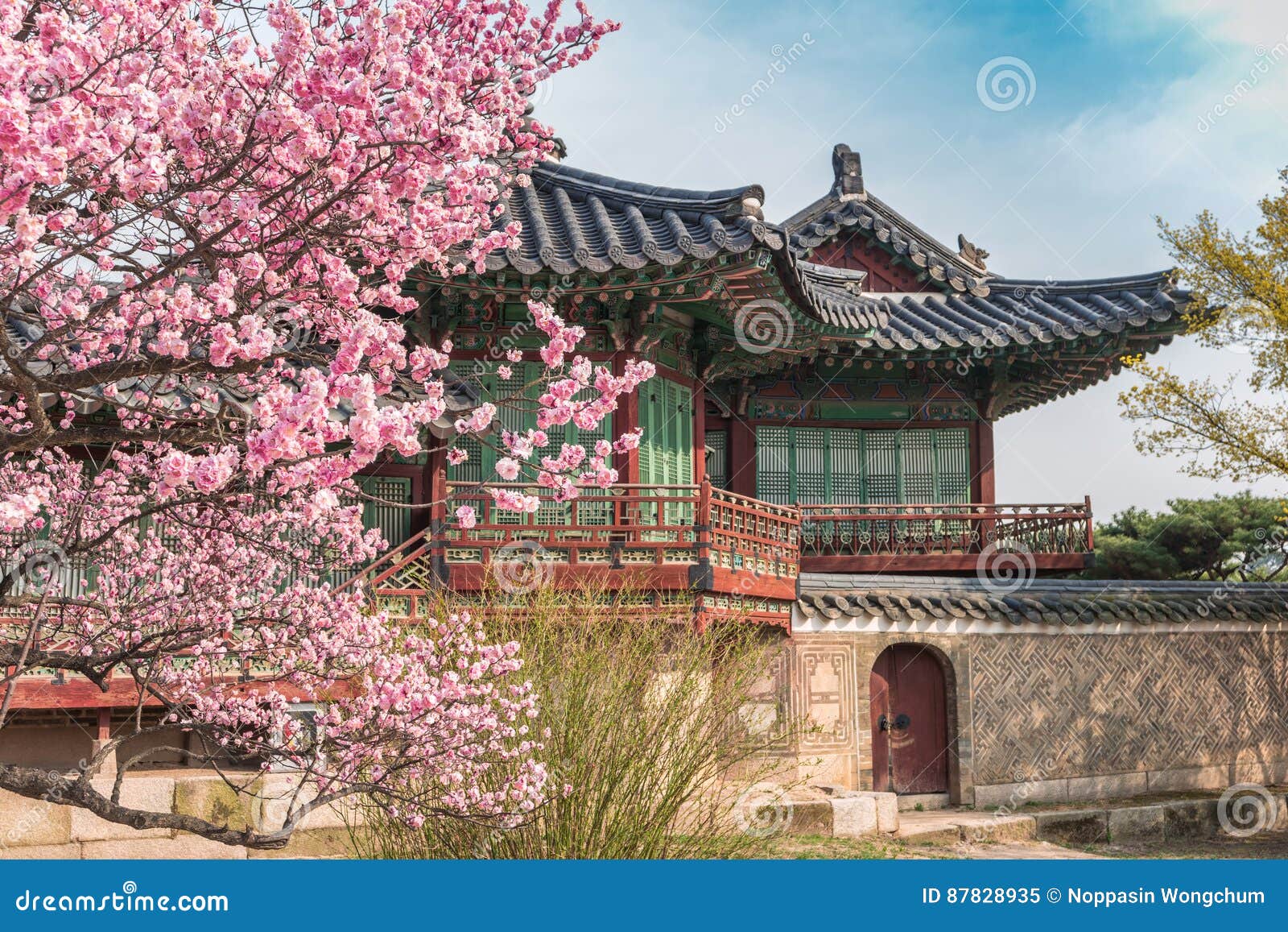 Primavera En La Corea Del Sur De Seul Imagen de archivo - Imagen de ...