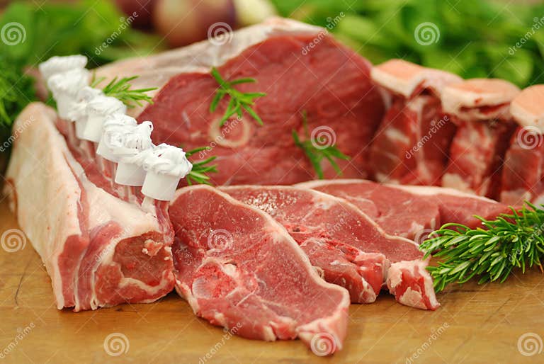Prime cuts of Lamb stock photo. Image of meat, ribs, farm - 15781938
