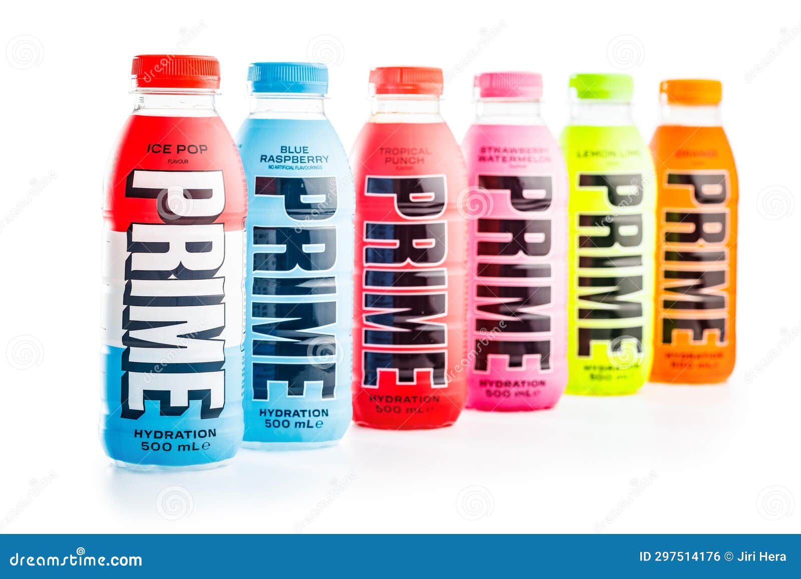 Prime Hydration Drink. Bottle Drink On Yellow Backgound Editorial Image ...