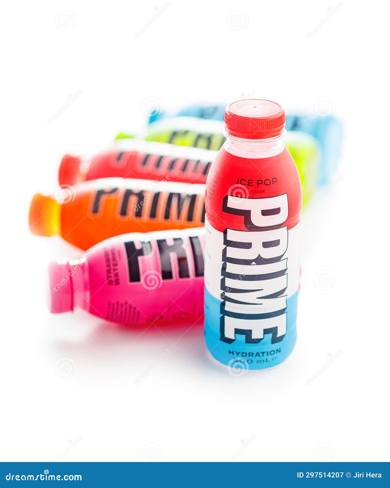 Prime Hydration Drink . Bottle Drink Isolated on White Background ...