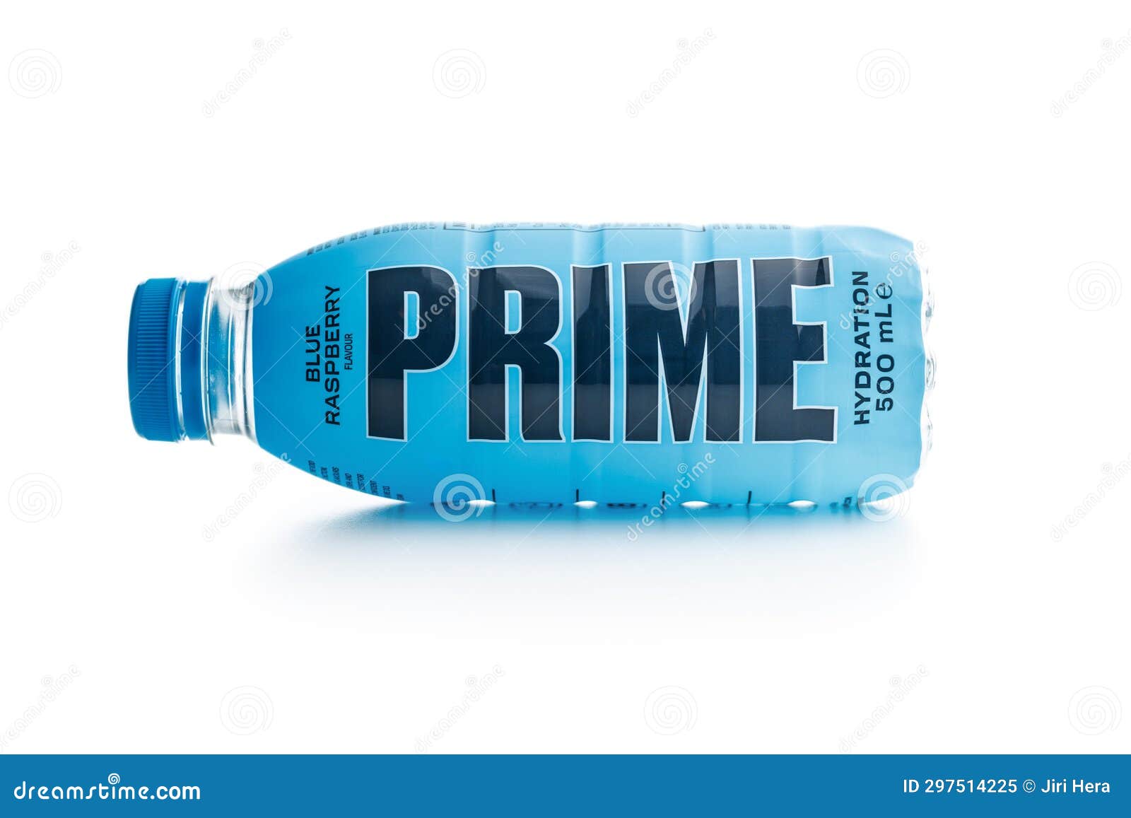 Prime Hydration Drink. Bottle Drink On Yellow Backgound Editorial Image ...