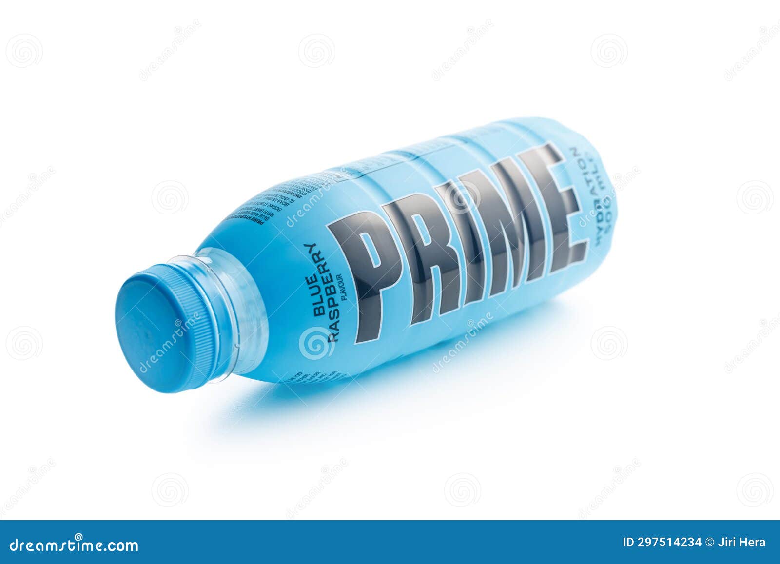 Prime Hydration Drink. Bottle Drink On Yellow Backgound Editorial Image ...