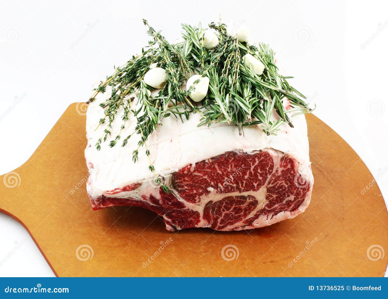 Prime Rib stock image. Image of meal, garlic, standing - 13736525