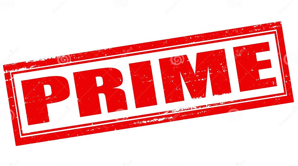 Prime stock vector. Illustration of prime, grunge, symbol - 104332992