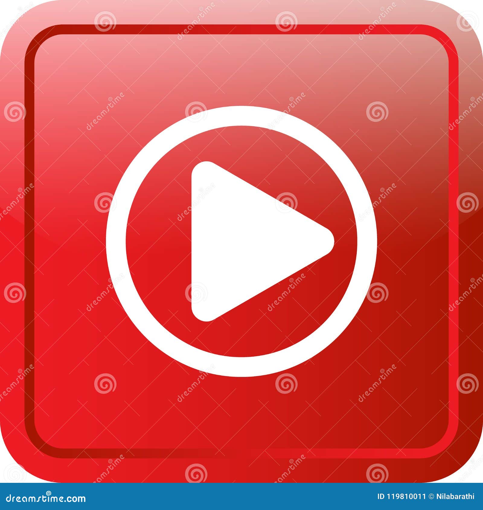 Prime video web button stock illustration. Illustration of isolated ...