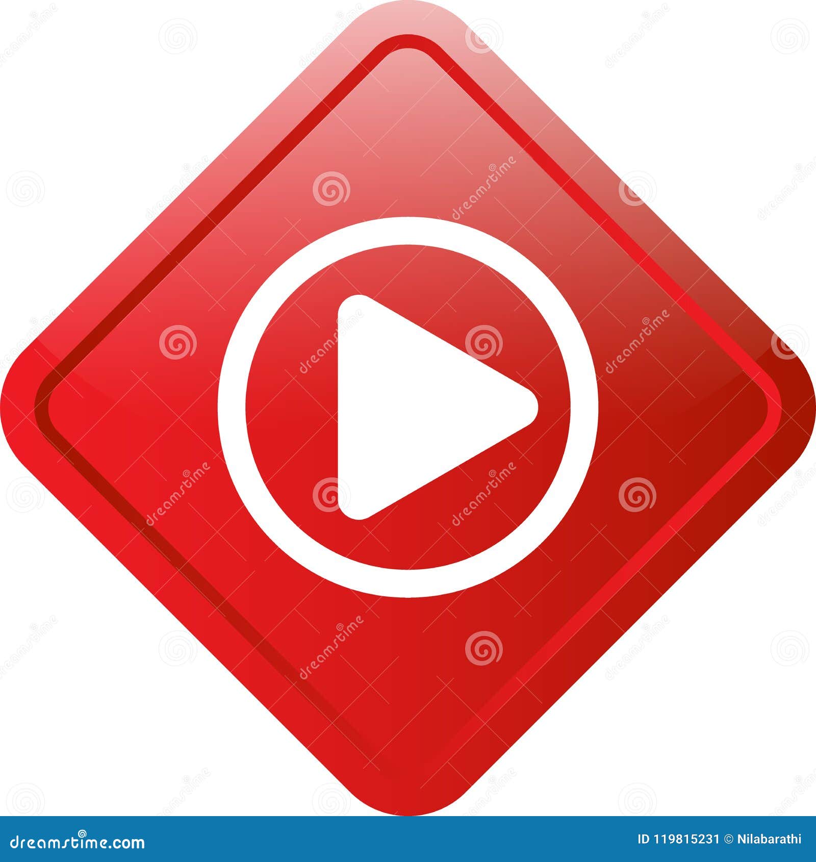 Prime video web button stock illustration. Illustration of dark - 119815231