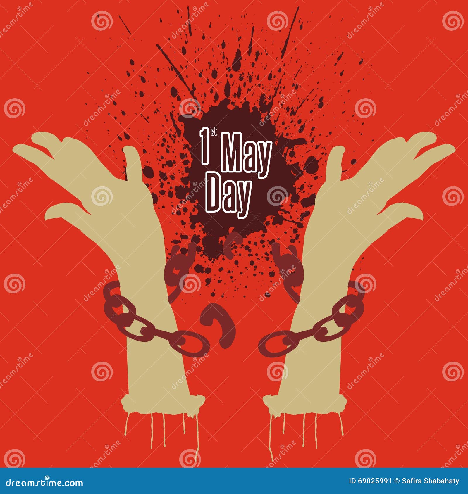 Primeiro de maio ilustração stock. Ilustração de naturalizado - 69025991