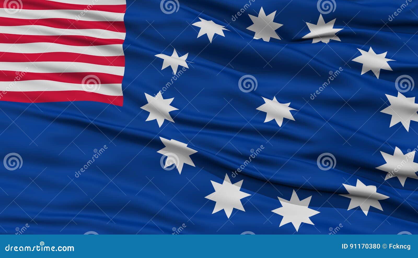 Primer de Easton City Flag stock de ilustración. Ilustración de ciudad ...