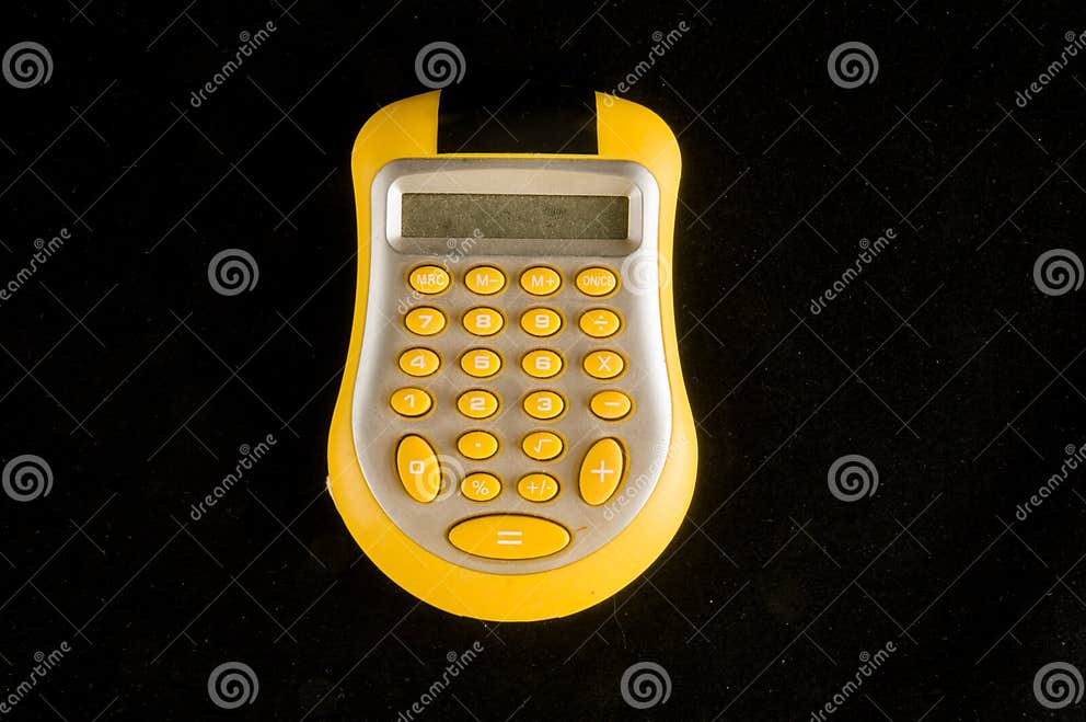 Primer de la calculadora foto de archivo. Imagen de aislado - 134093840