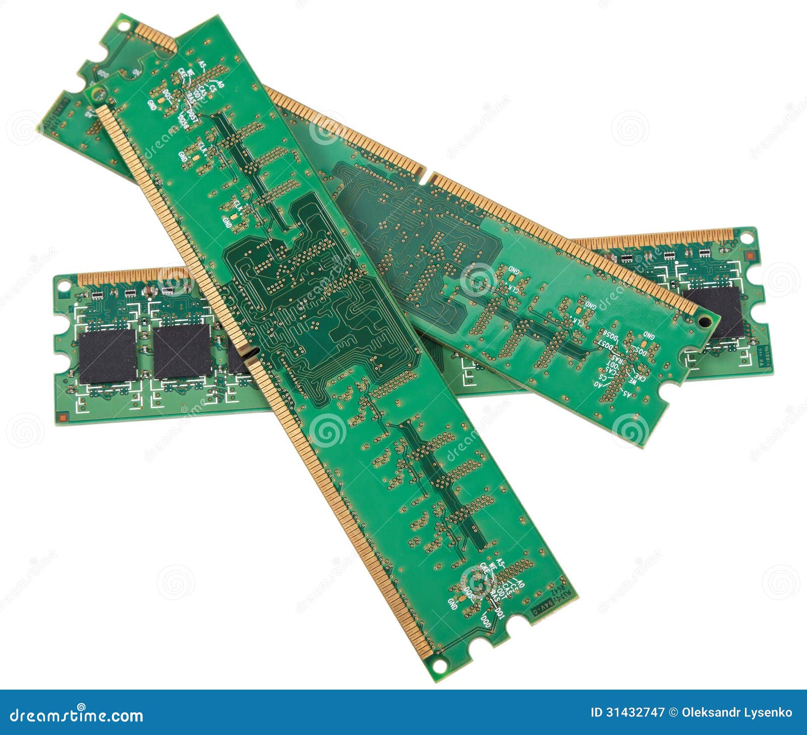 Primer de la RAM, aislado imagen de archivo. Imagen de piezas - 31432747