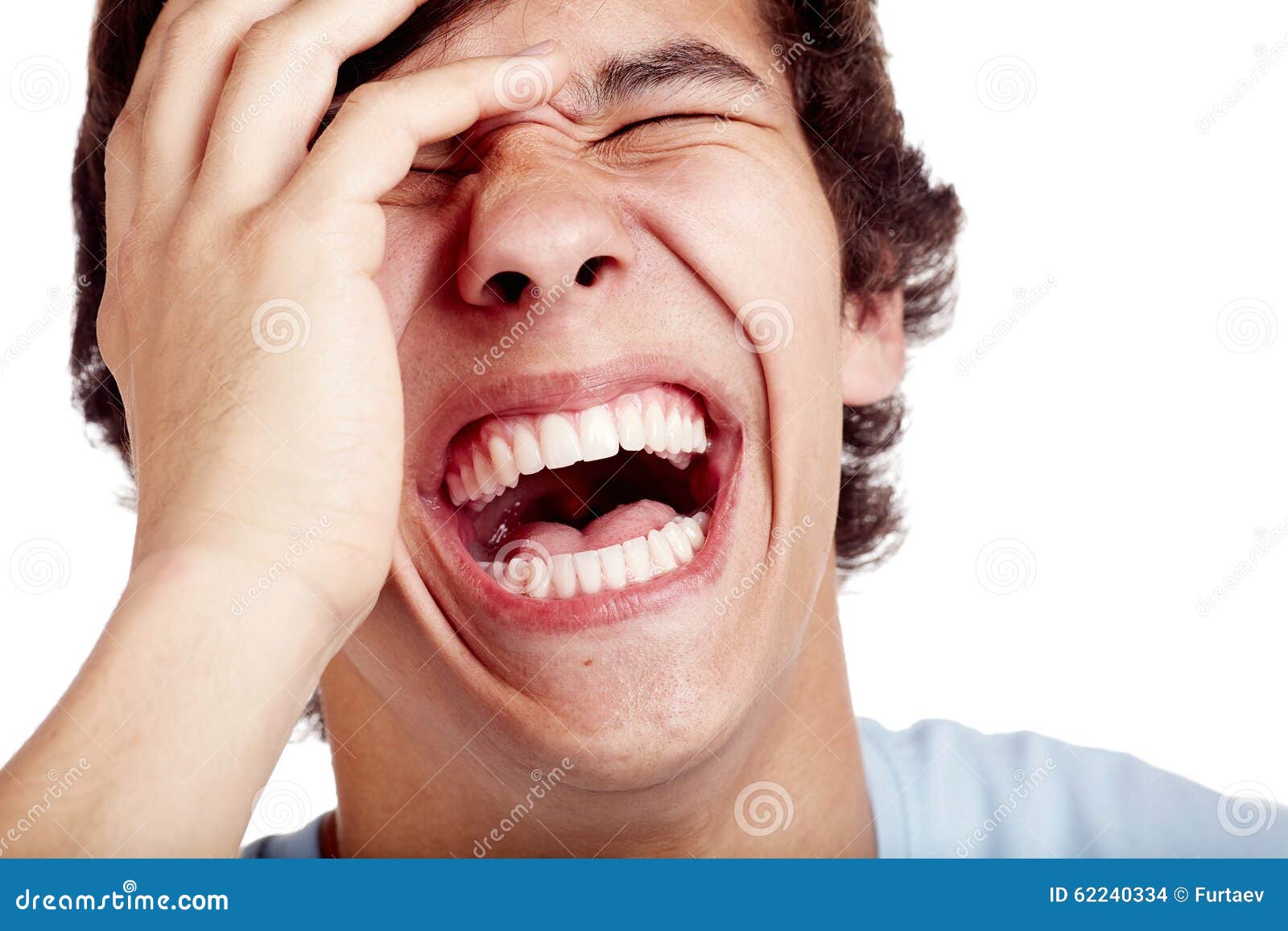 Primer de la risa foto de archivo. Imagen de fondo, manos - 62240334