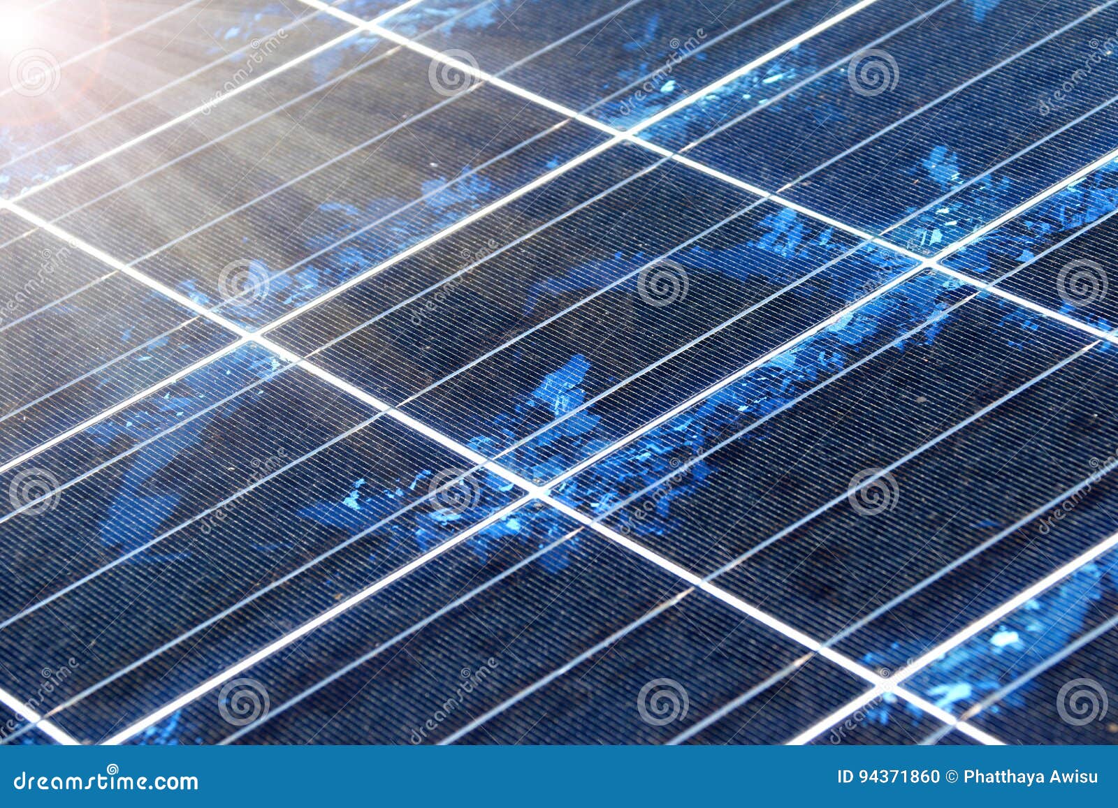 Primer De La Textura Del Panel Solar Foto de archivo - Imagen de ...