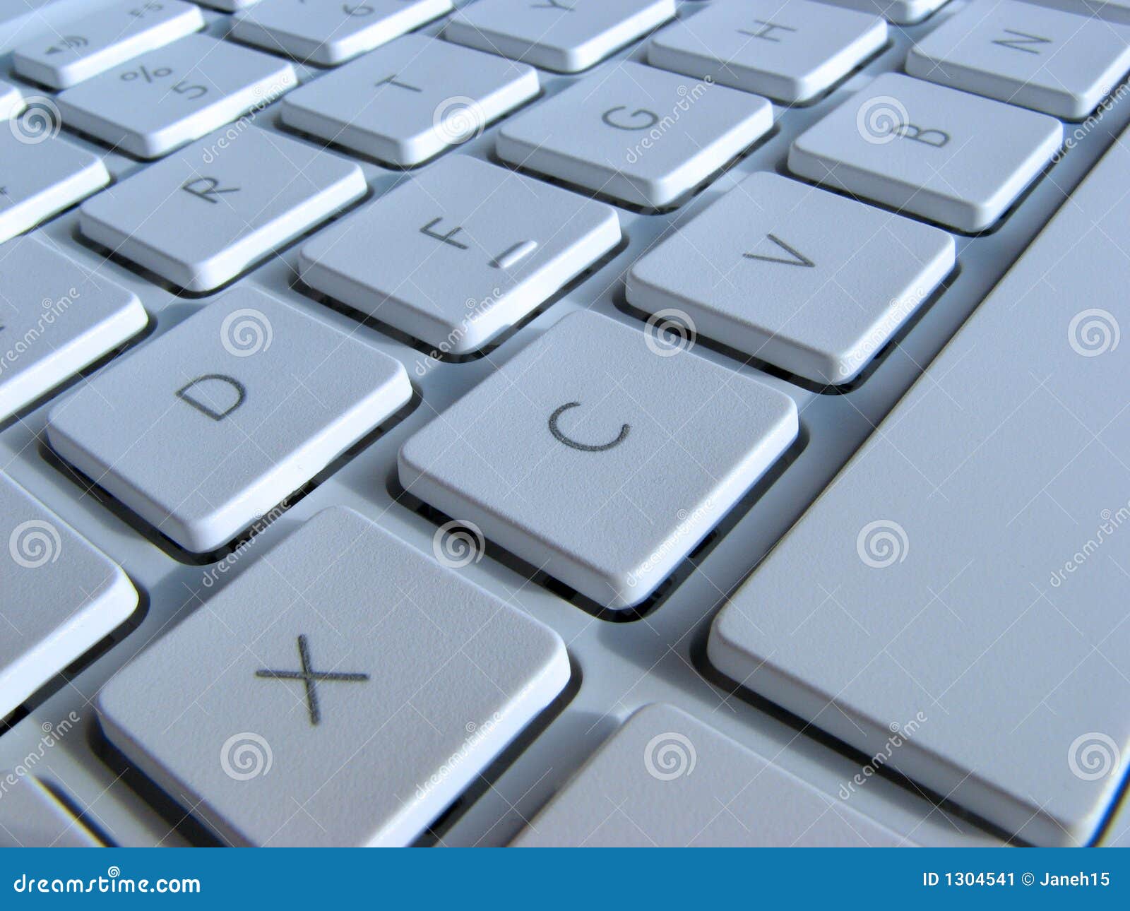 Primer De Los Claves De La Computadora Portátil Imagen de archivo ...