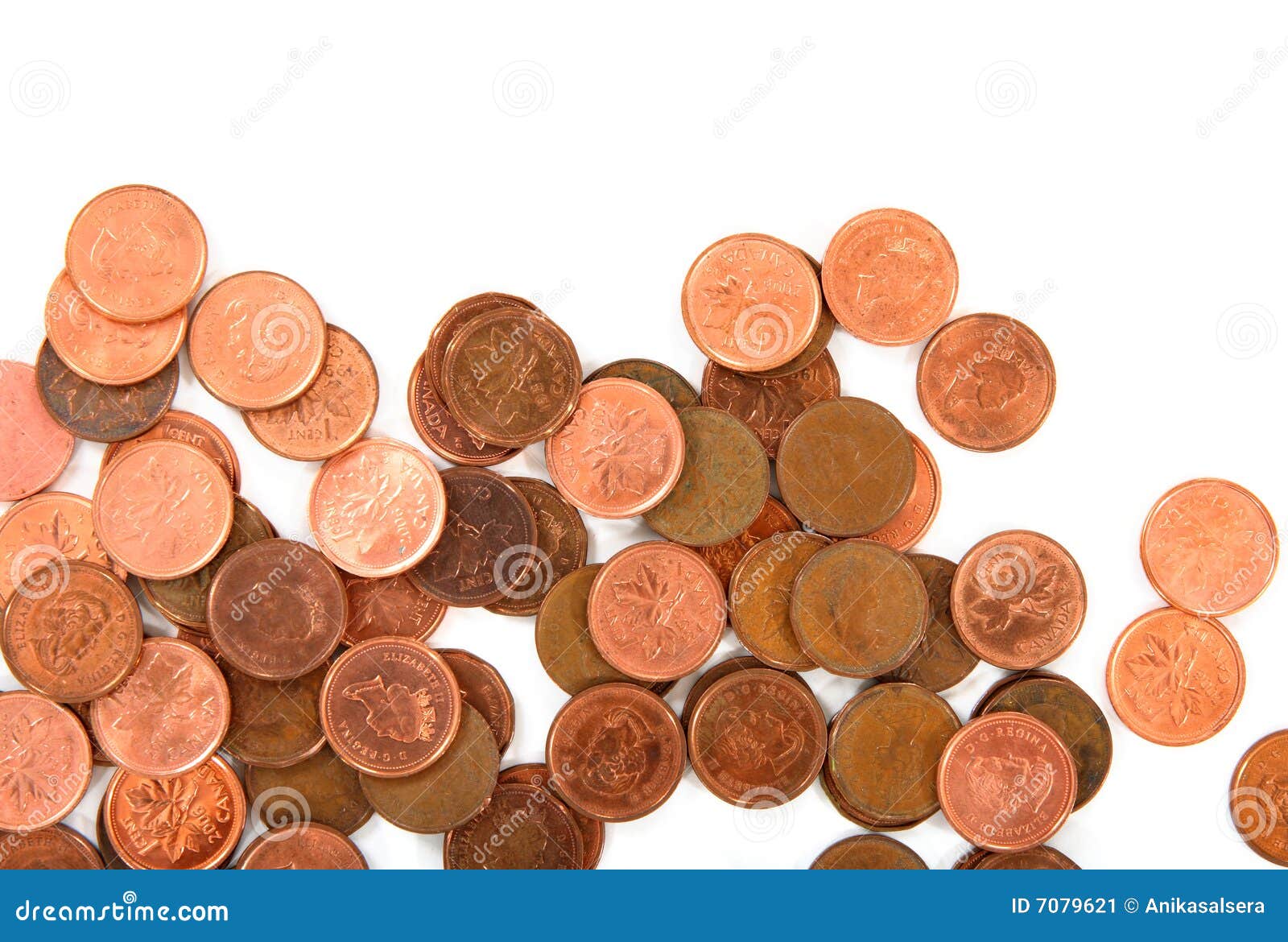 Primer De Monedas En El Fondo Blanco Foto editorial - Imagen de metal ...