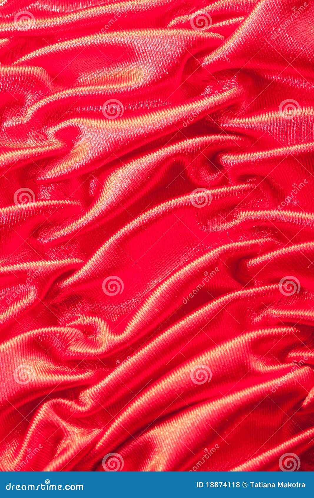 Primer de seda rojo foto de archivo. Imagen de cortina - 18874118