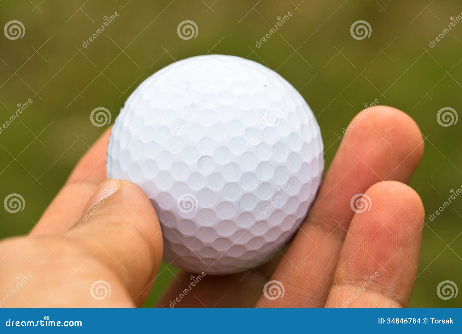 Primer De Una Pelota De Golf Foto de archivo - Imagen de campo ...