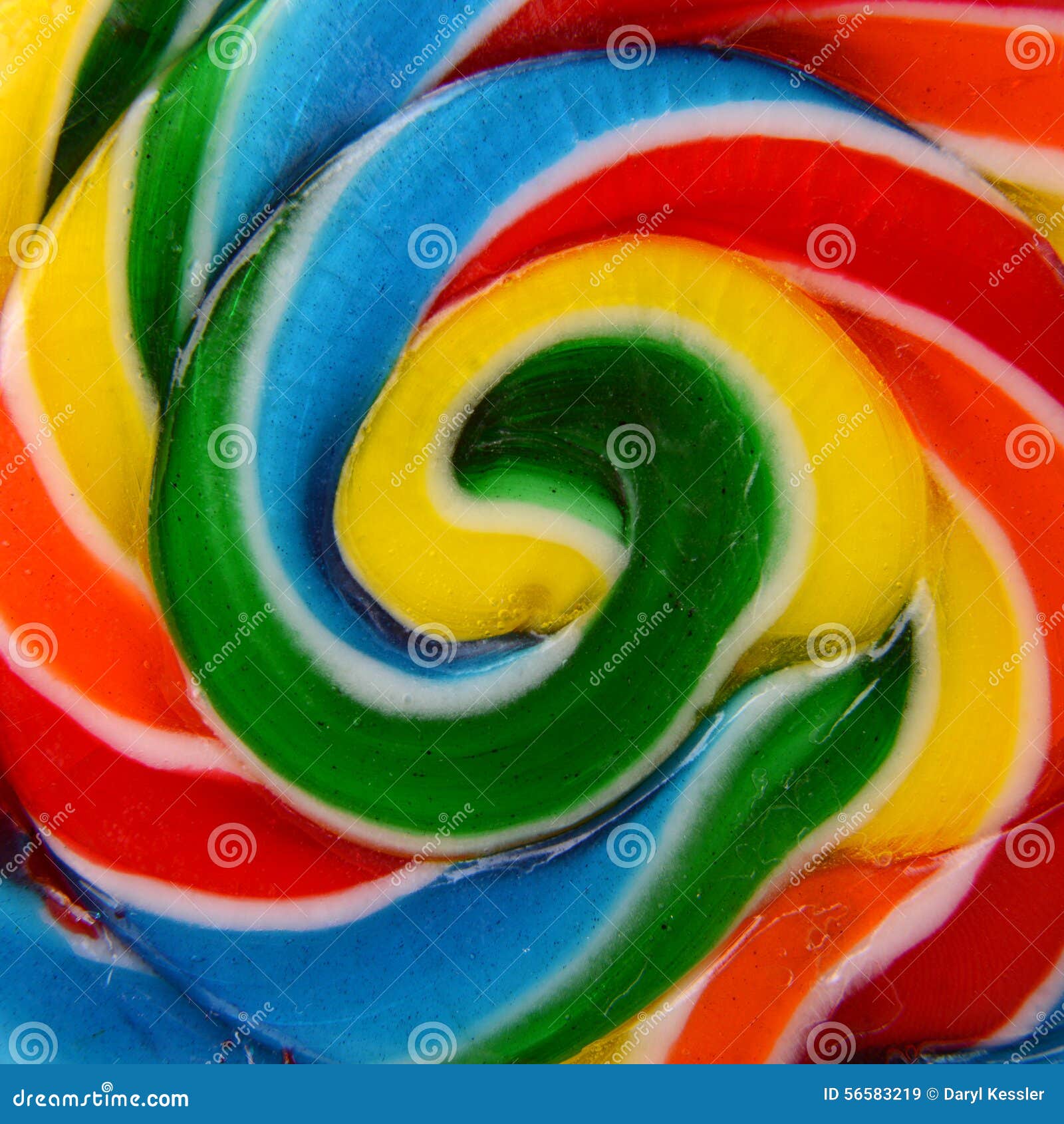 Primer De Una Piruleta Colorida Del Caramelo Imagen de archivo - Imagen ...