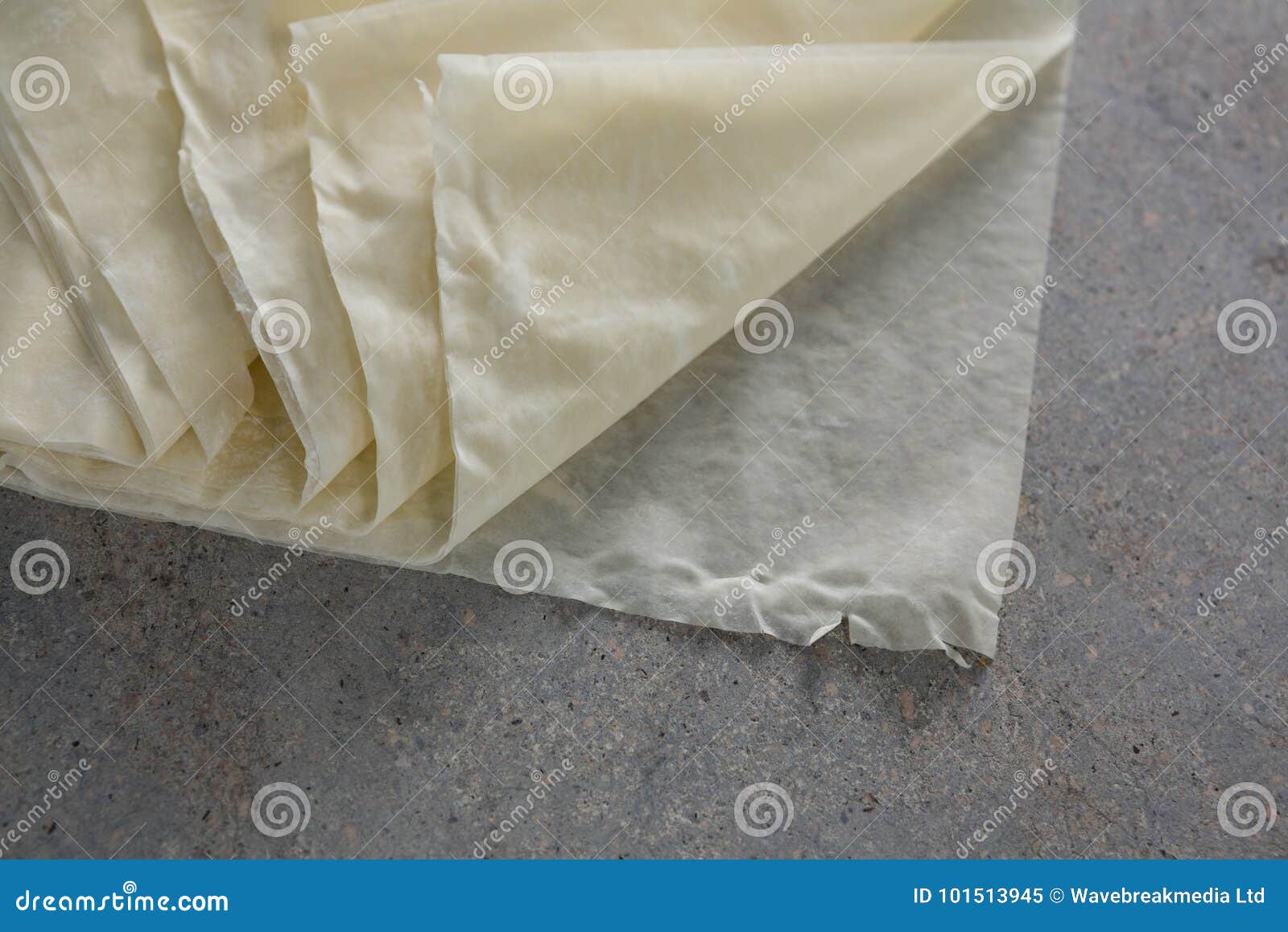 Primer del papel de cera imagen de archivo. Imagen de blanco - 101513945