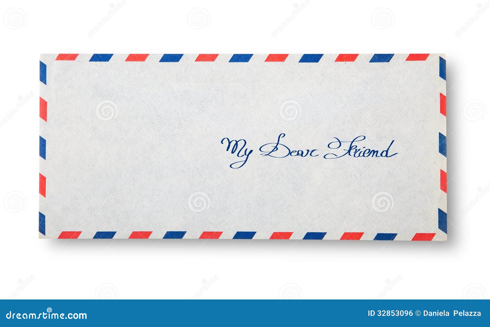 Primer Del Sobre (mi Estimado Amigo) Foto de archivo - Imagen de ...
