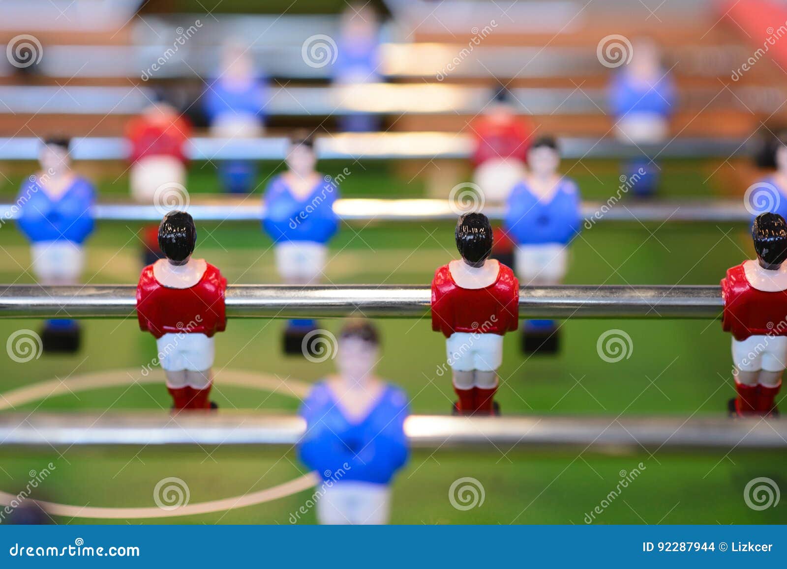 Primer Del Vector De Foosball Foto de archivo - Imagen de profundidad ...