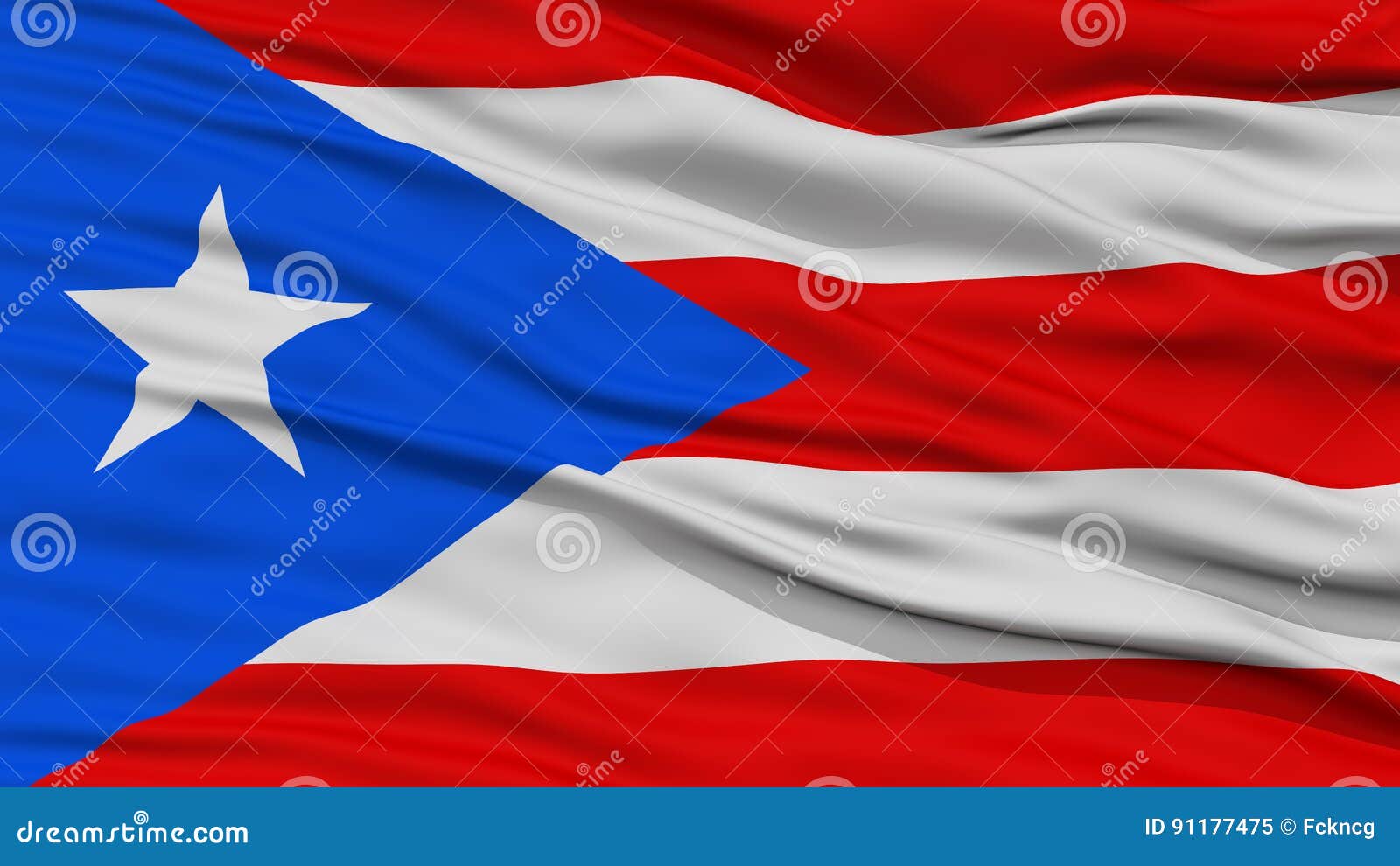 Primer Puerto Rico Flag stock de ilustración. Ilustración de modelo ...