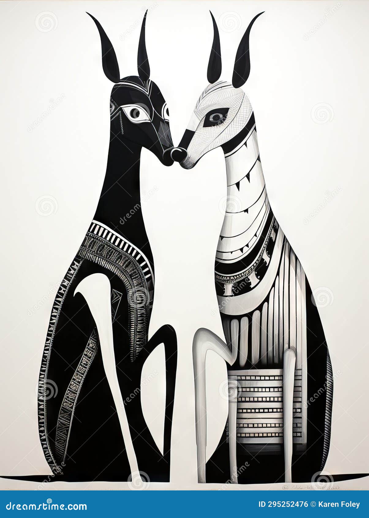 Primitive Animals Petroglyphs Indigenous Art Royalty-Free Stock Photo ...