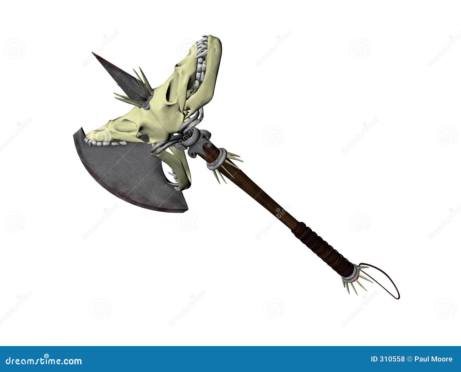 Primitive Axe stock illustration. Illustration of woods - 310558