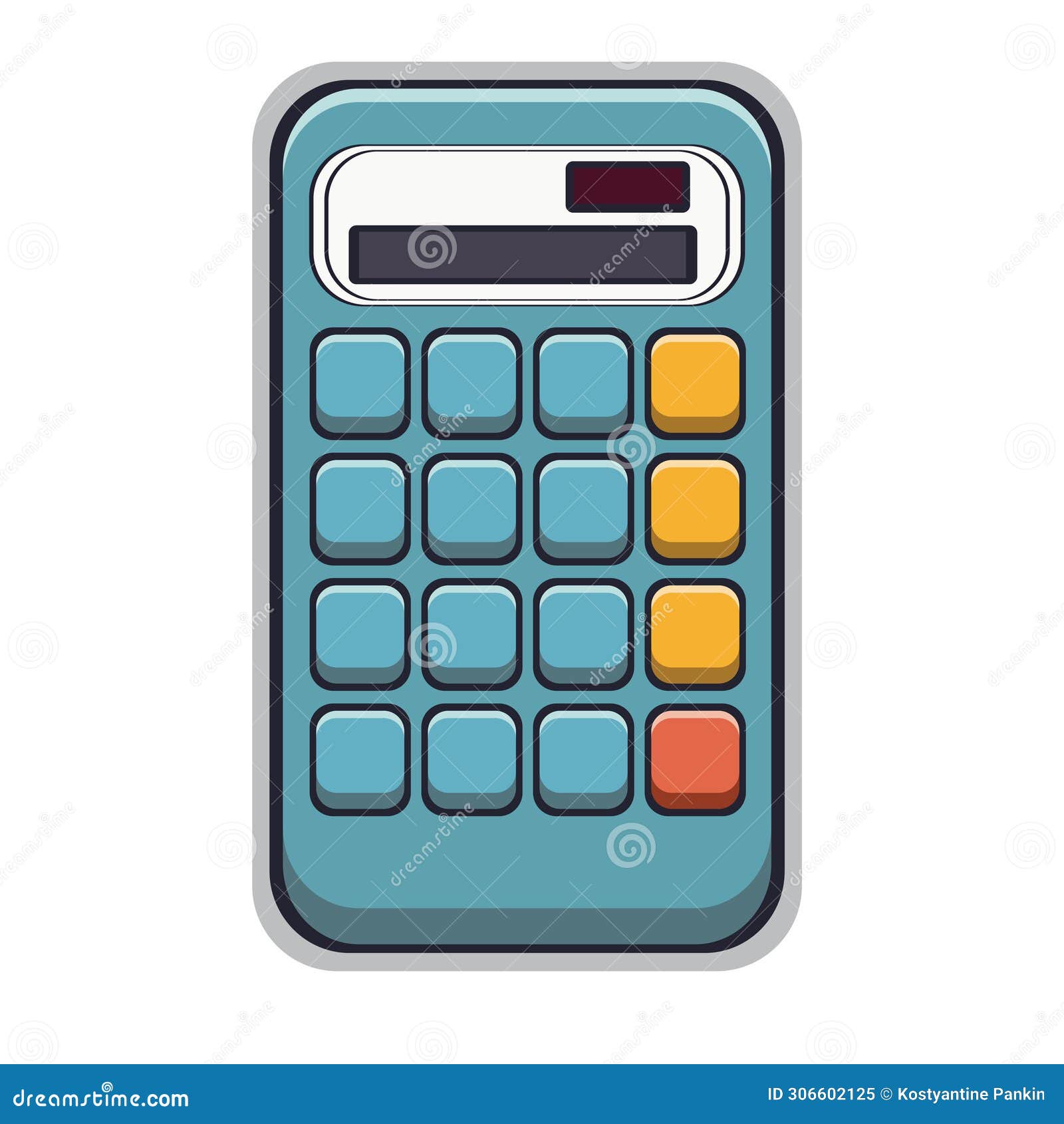 A Primitive Calculator for Simple Arithmetic Operations Stock Vector ...