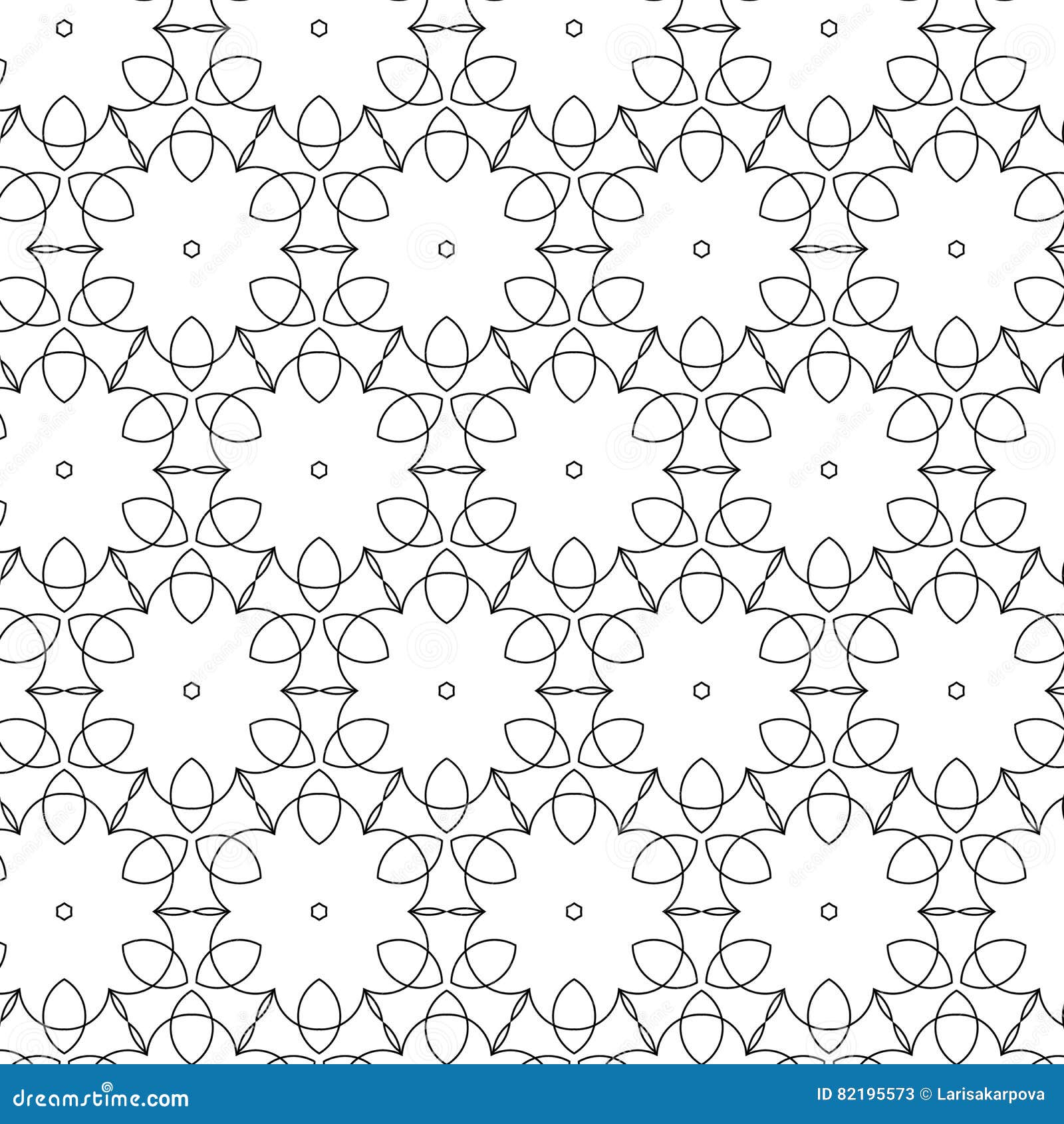 Primitive Geometria Sacra Retro Pattern with Lines and Circles. Stock ...