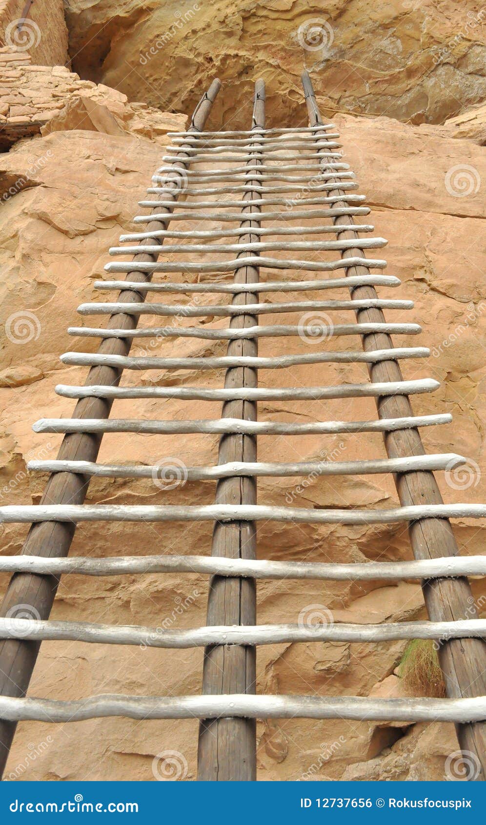 Primitive Ladder stock photo. Image of puebloan, craftsmanship - 12737656