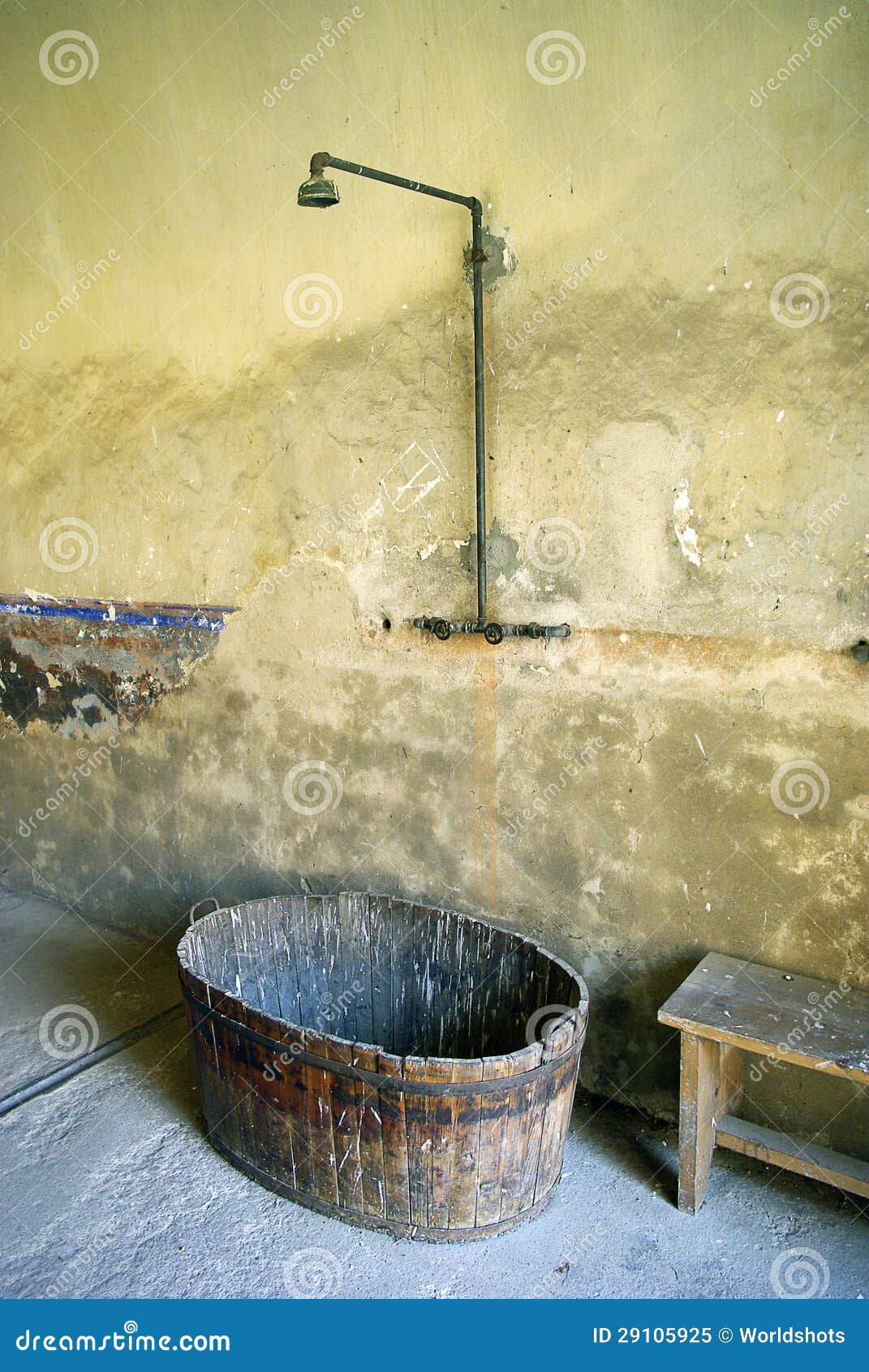 Primitive shower editorial image. Image of fortress, garrison - 29105925
