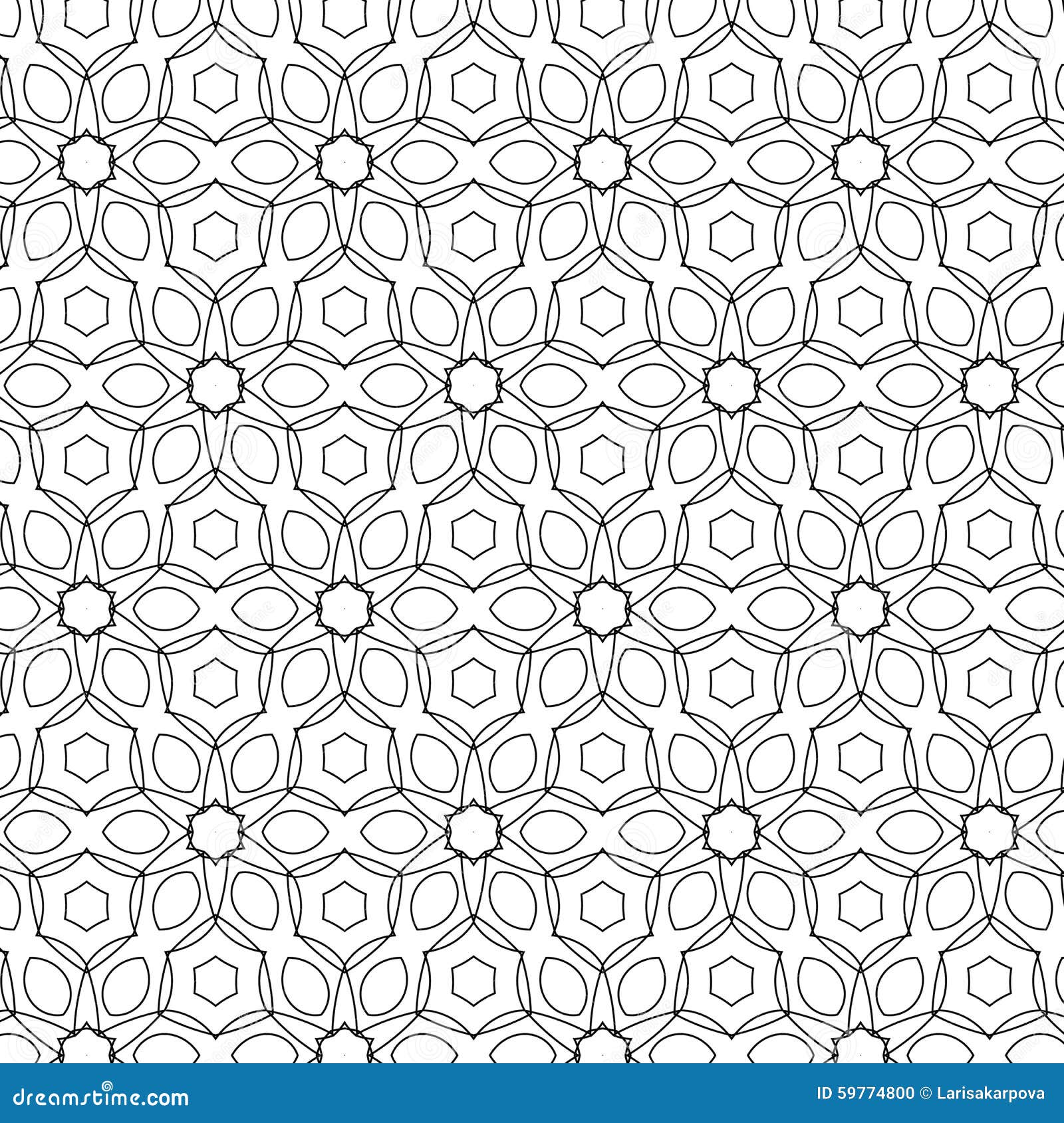 Primitive Simple Grey Retro Seamless Pattern Stock Illustration ...