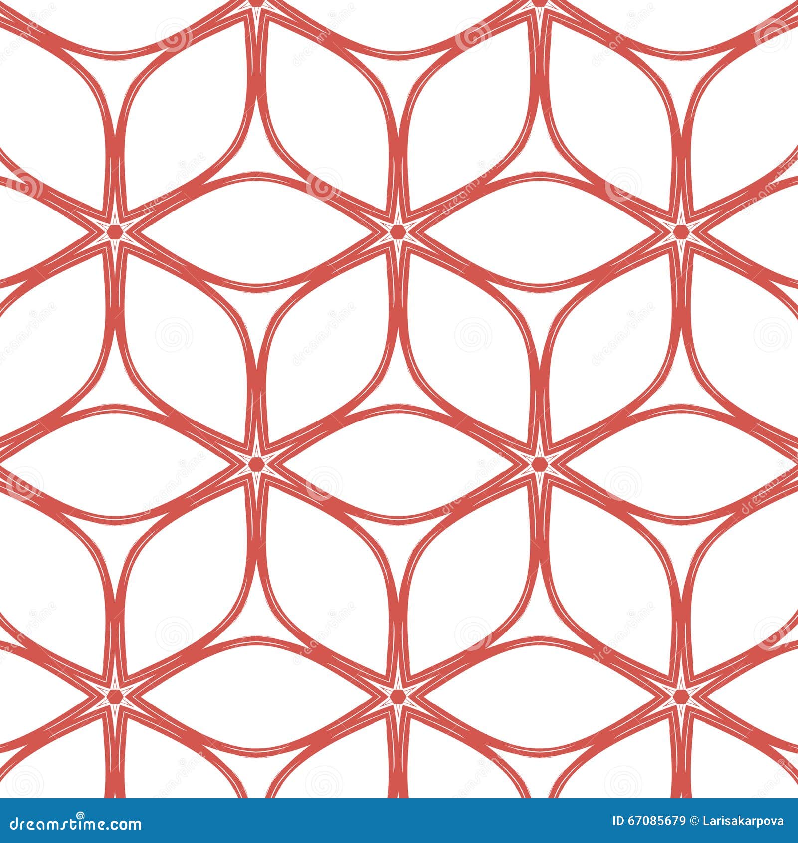 Primitive Simple, Soft Pink Modern Pattern Stock Illustration ...