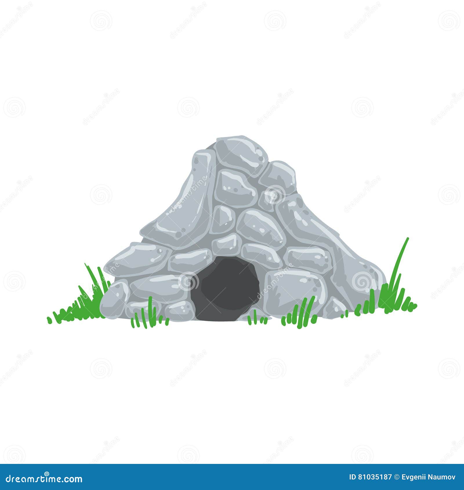 Primitive Stone Age Cave Troglodyte House Man Made Out of Grey Rocks ... Primitive Stone Age Cave Troglodyte House Man Made Out of Grey Rocks ...