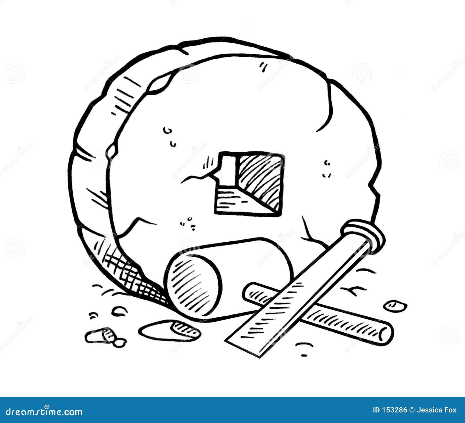 Primitive Wheel stock illustration. Illustration of primate - 153286